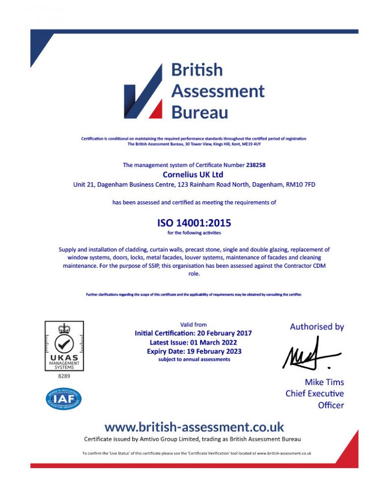 British Assessment Bureau Certificate_ISO 14001-2015_Certificate 238258 ...